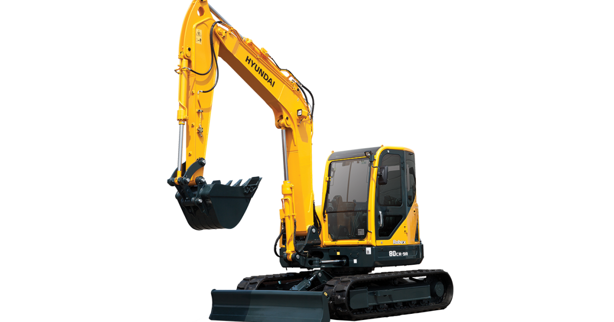 Hyundai CE North America | R80CR-9A Compact Excavator