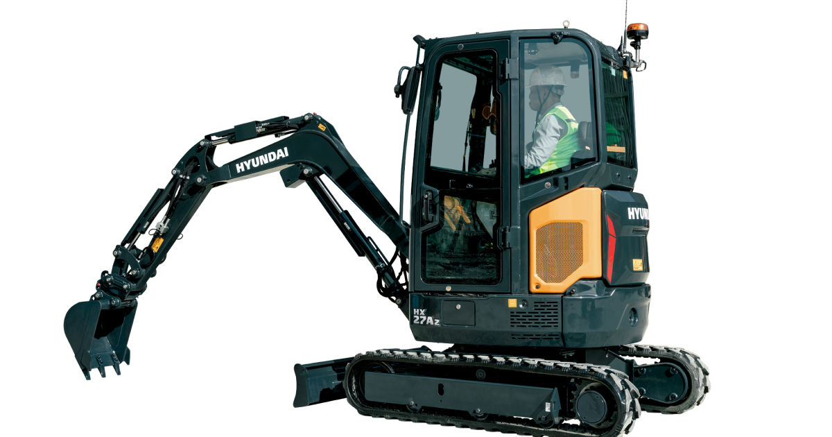 Hyundai CE North America | HX27AZ Compact Excavator