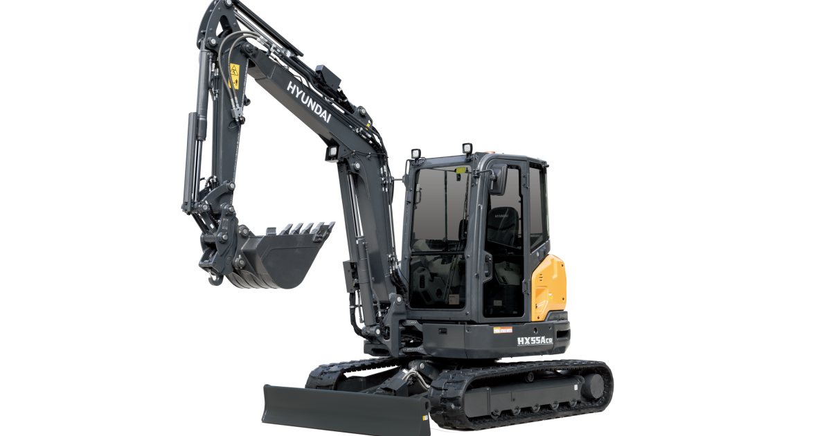 Hyundai CE North America | HX55ACR Compact Excavator