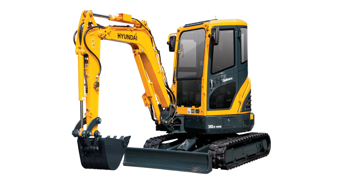 Hyundai CE North America | R30Z-9AK Compact Excavator